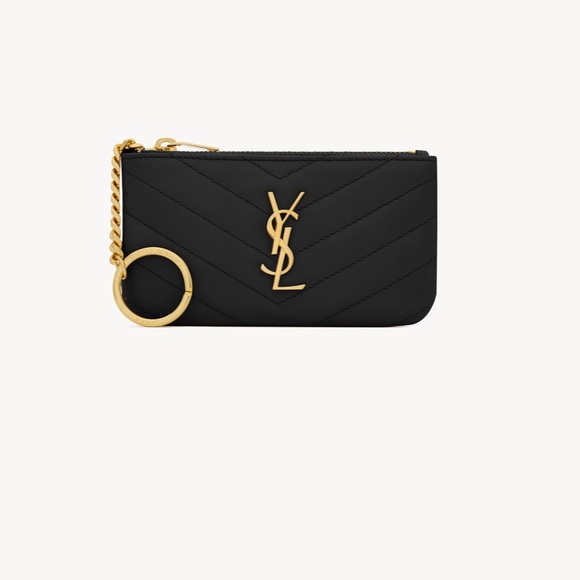 Yves Saint Laurent | Bags | Ysl Cassandre Matelass Key Pouch In Smooth ...